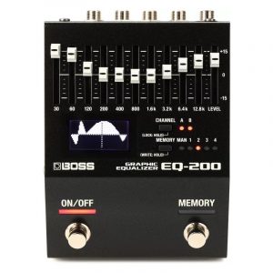 Boss EQ-200 Graphic Equalizer Pedal | قیمت پدال افکت - سازکالا