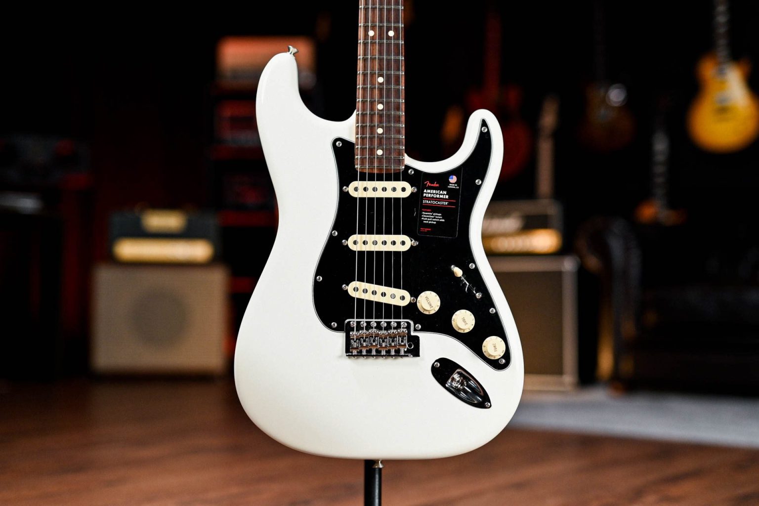 Fender American Performer Stratocaster - Arctic White - سازکالا